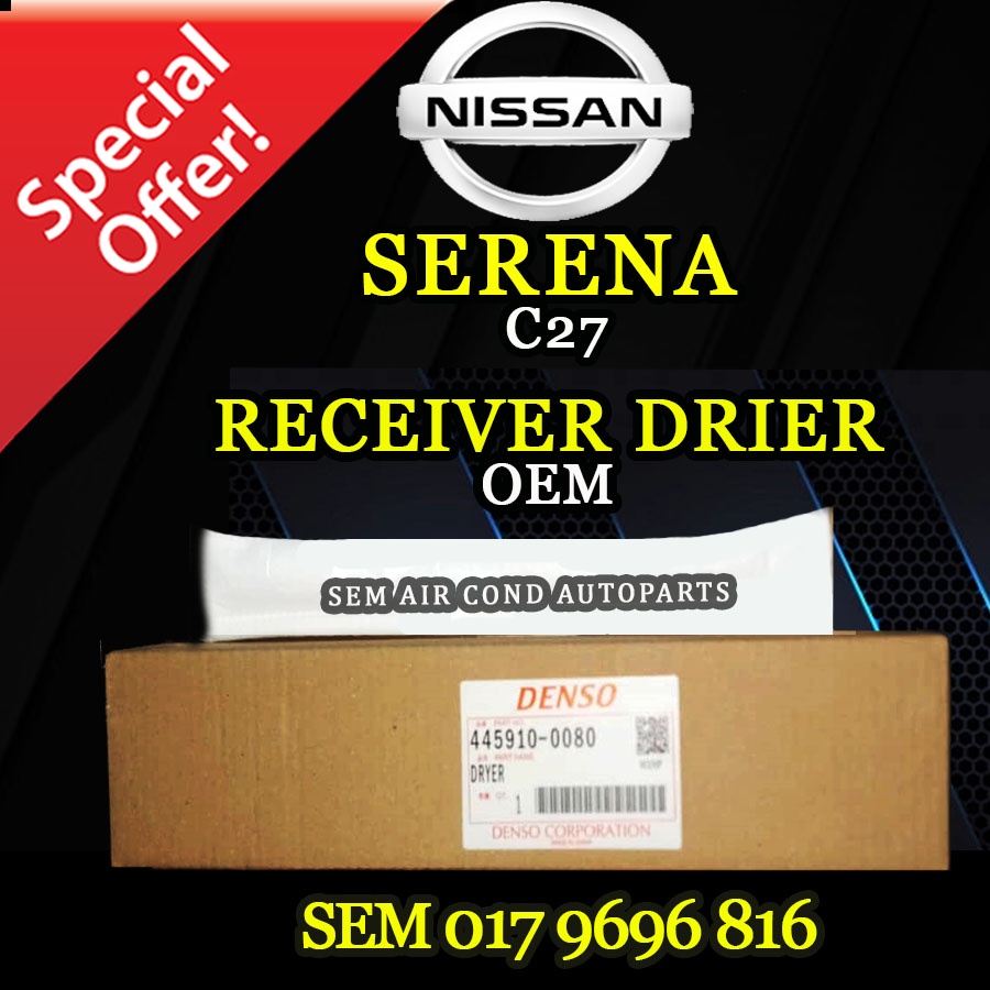 NISSAN SERENA C27 OEM RECEIVER DRIER/ FILTER DRYER/ CONDENSER FILTER ...