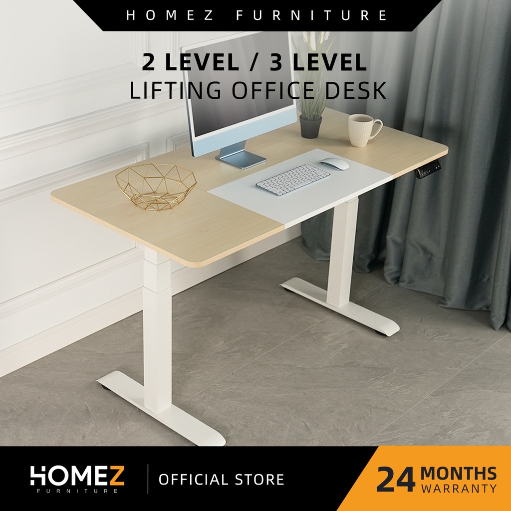 [FREE Shipping] Homez Smart Lifting Motorized Office Desk Electric ...