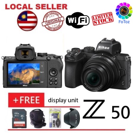 Ready Stock】Nikon Z50 Mirrorless Digital Camera (display unit) | Shopee ...