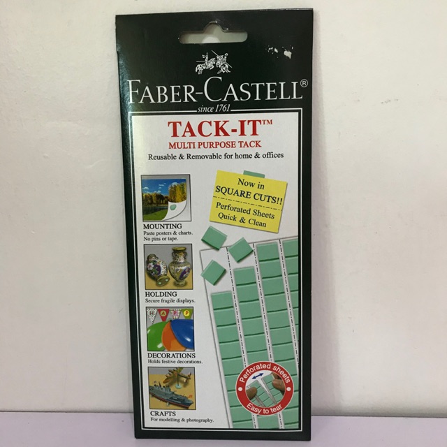 Tack-it Faber-castell green 75g 110pcs / pack | Shopee Malaysia