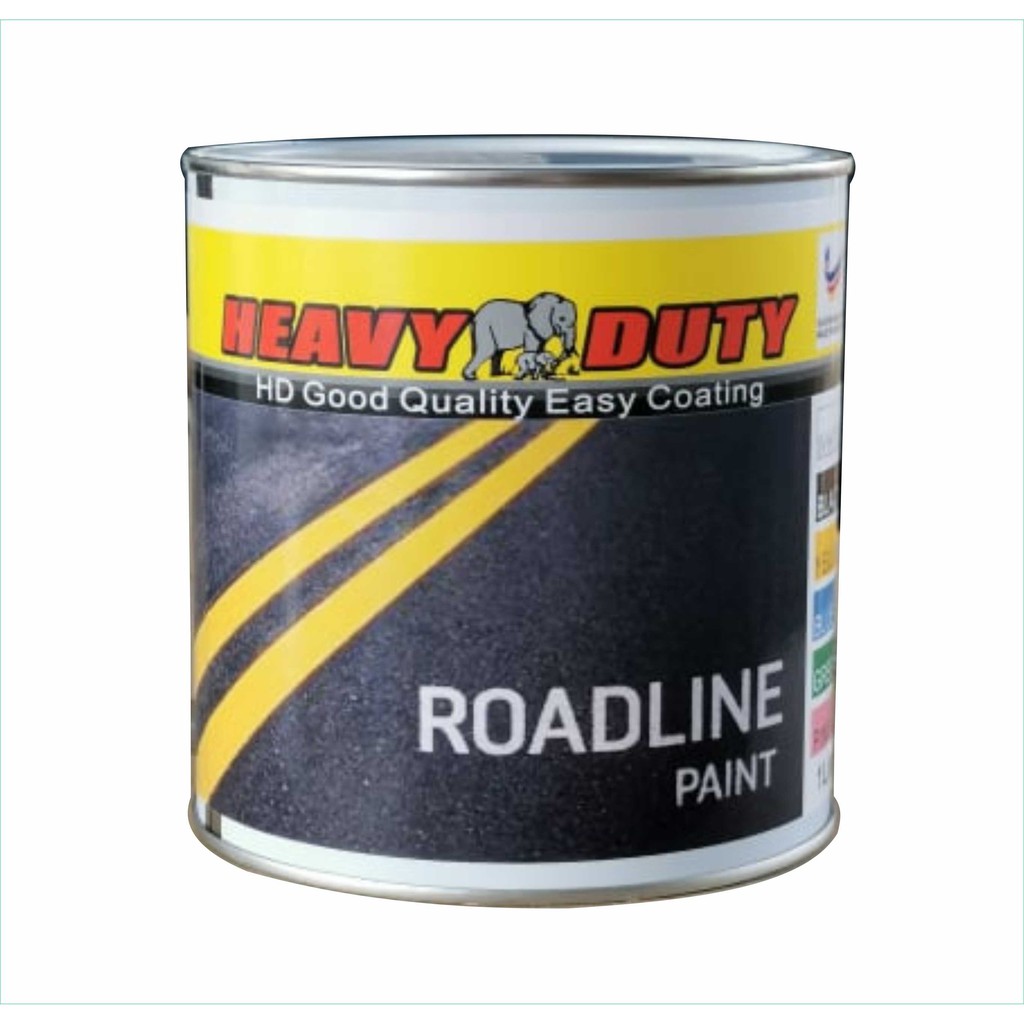 ( 1 LITER ) HEAVY DUTY Roadline Paint 1L for Road Marking (Cat Jalan ...