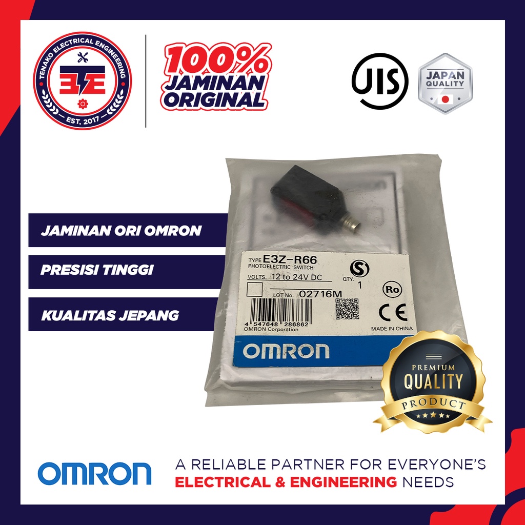 Omron E3Z-R66 Compact Photoelectric Sensor Original Omron | Shopee Malaysia