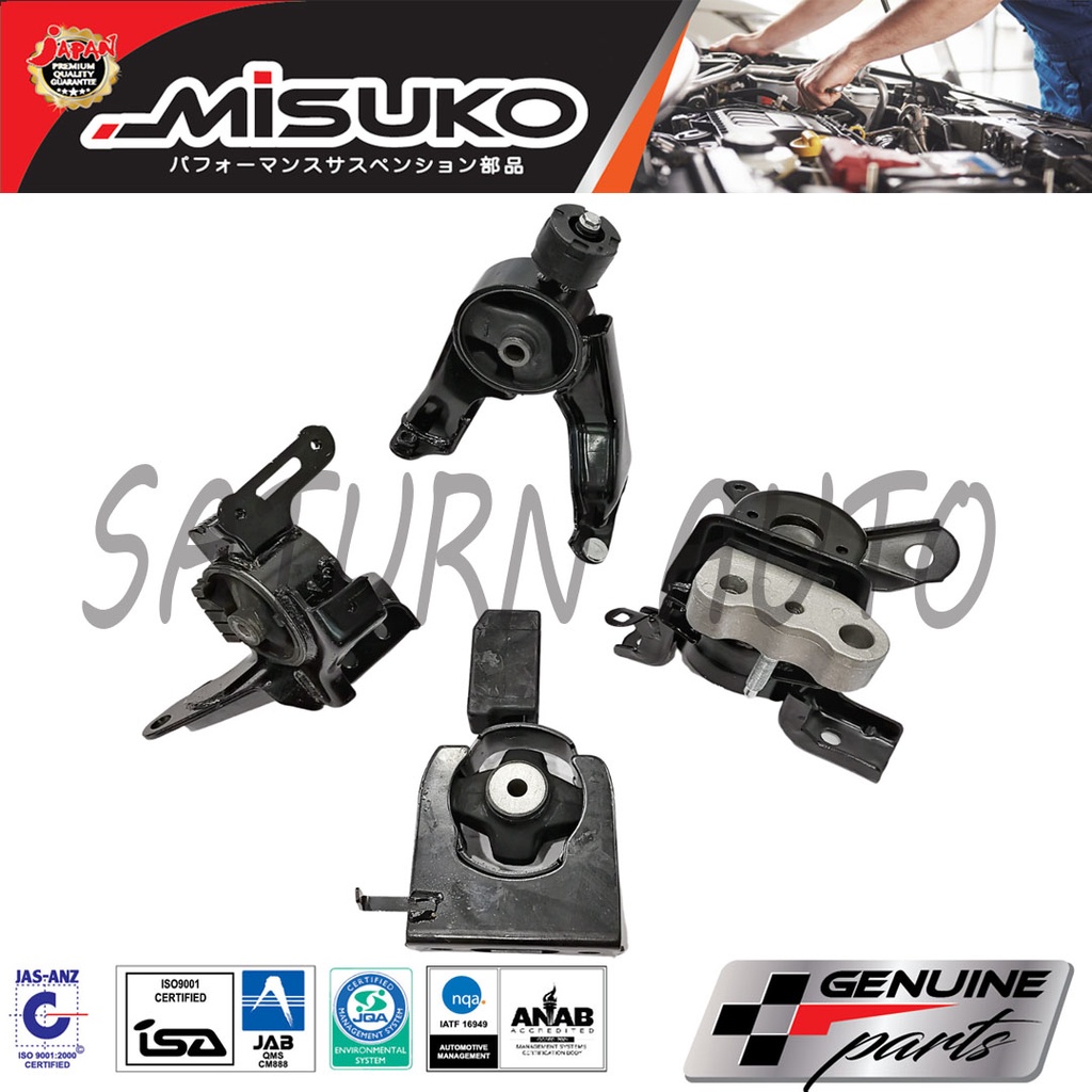 TOYOTA WISH(ZGE20) 1.8CC 2009" ENGINE MOUNTING KIT SET BRAND MISUKO ...