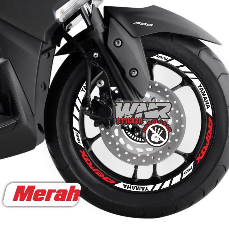 Yamaha aerox Rim sticker new aerox Rim Trim | Shopee Malaysia