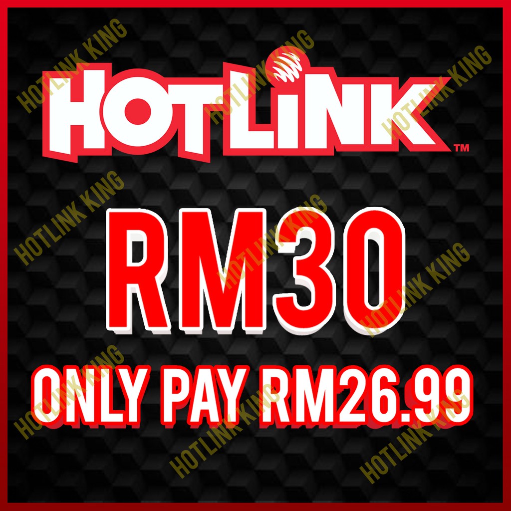 Hotlink Share Reload 100 / 60 / 50 / 30 Discount Promotions! | Shopee ...