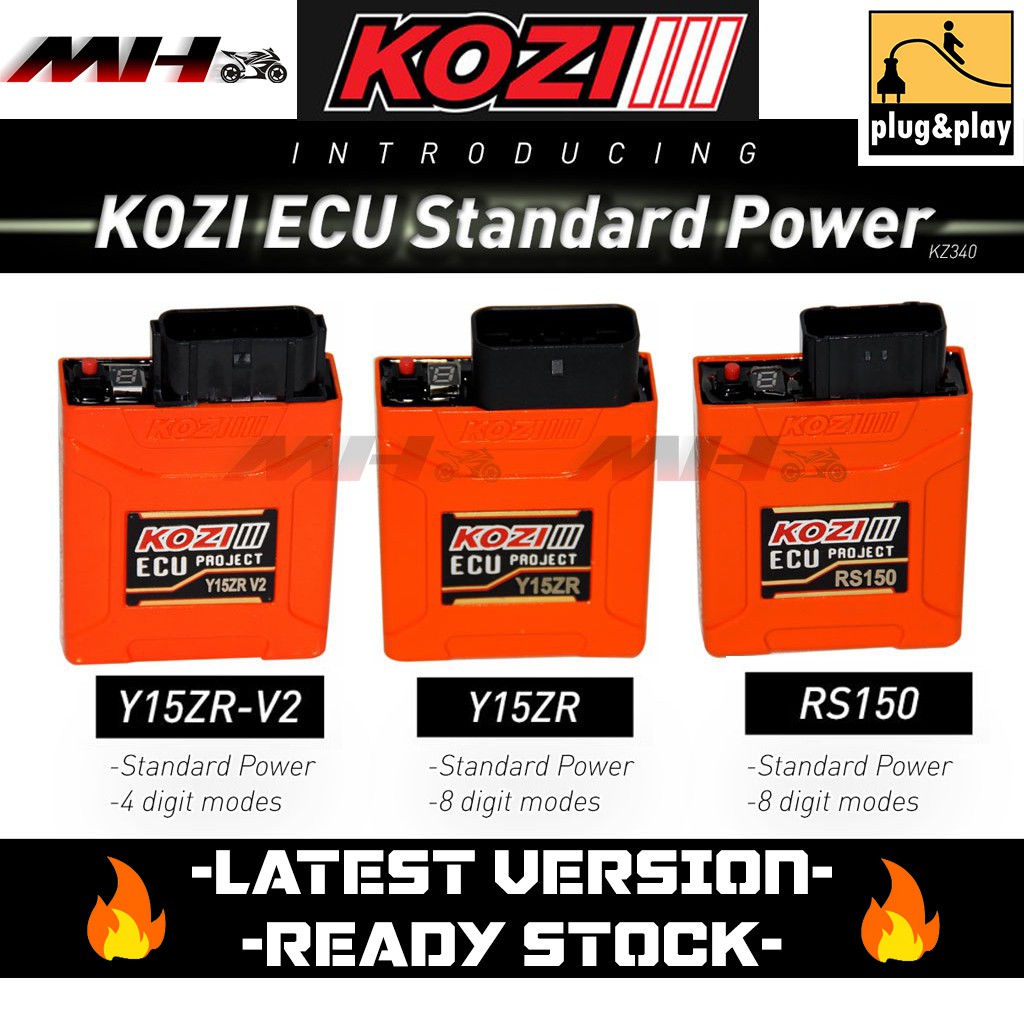 ECU Y15ZR V2 / Y15 V1 / KOZI ECU / HORSEPOWER ENHANCED | Shopee Malaysia