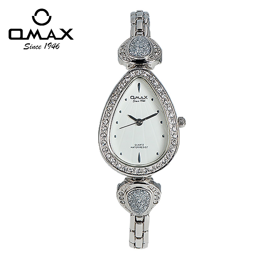 Omax Japan Movt Crystal Watch Women's Wristwatch JES888S-WH | Shopee ...