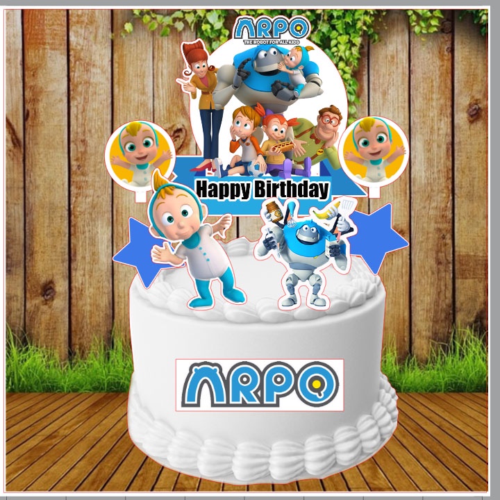 ARPO THE ROBOT CAKE TOPPER 001 | Shopee Malaysia