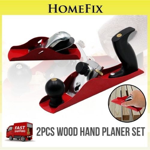 2Pcs Wood Hand Planer Set Hand Tool Block Plane For Carpenter ...