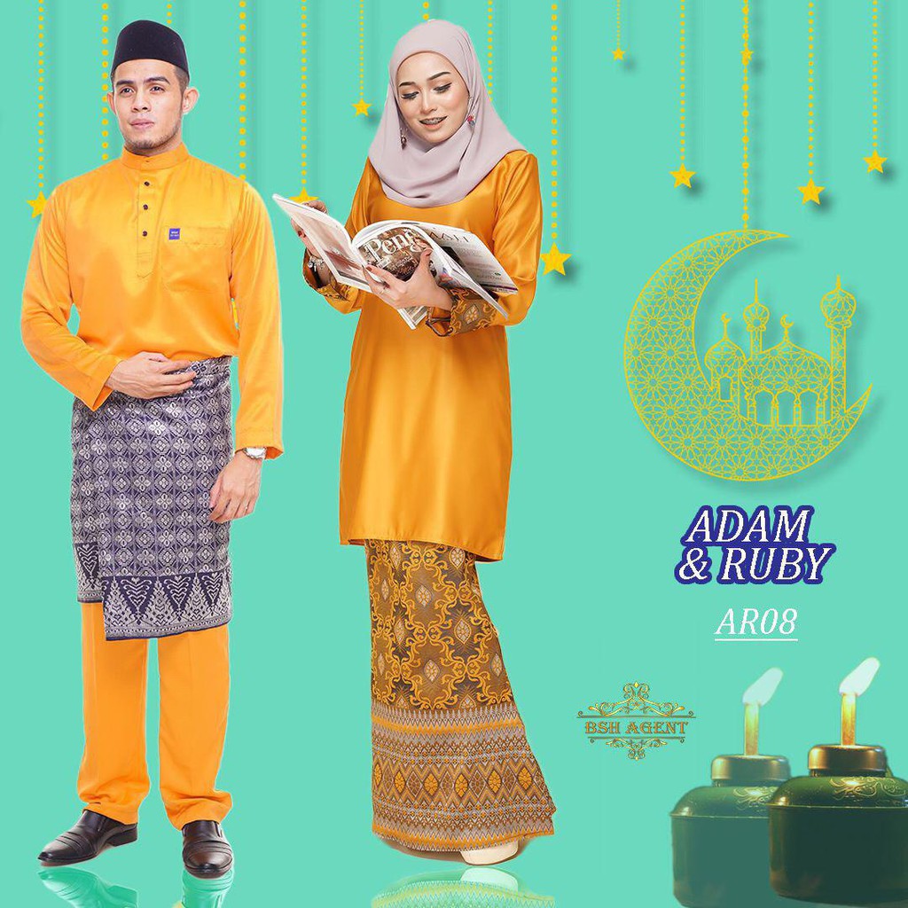 Dontmiss Set Sedondon ! Ruby & Adam (Kurung Moden Brocade + Set Baju Melayu Cekak Musang ...