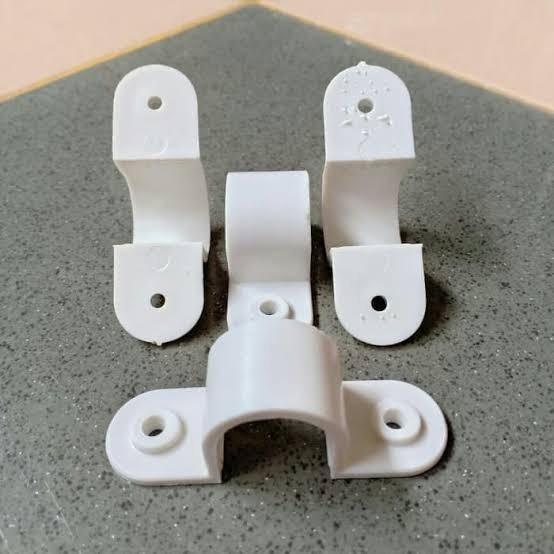 PUTIH Pvc Conduit Pipe Clamps 20mm 20 mm White DEXTA Pipe Clamps DX-113 ...