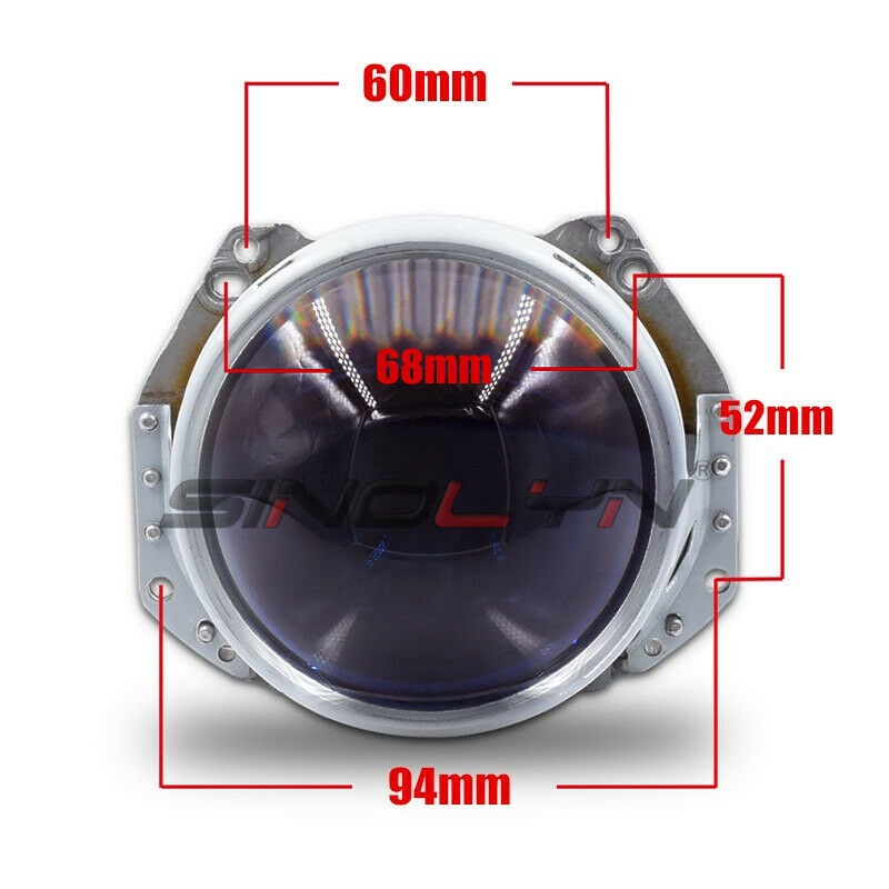 3.0 inch HID Bi-xenon Projector Lens For Hella D1S D2S D3S D4S Car ...