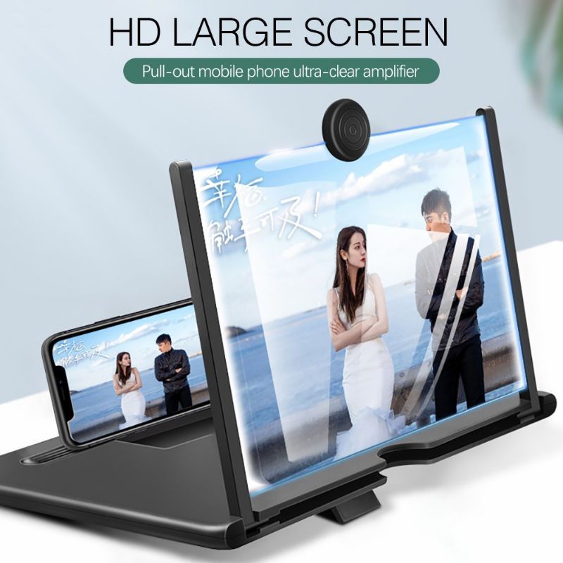 10" Inches 3D Mobile Phone Enlarged Screen Magnifier HD Mobile | Shopee ...