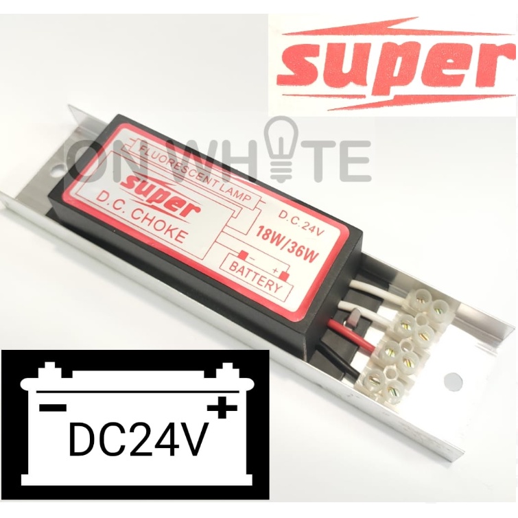 SUPER DC24V 18W/40W DC Electronic Choke / Ballast (White) For ...