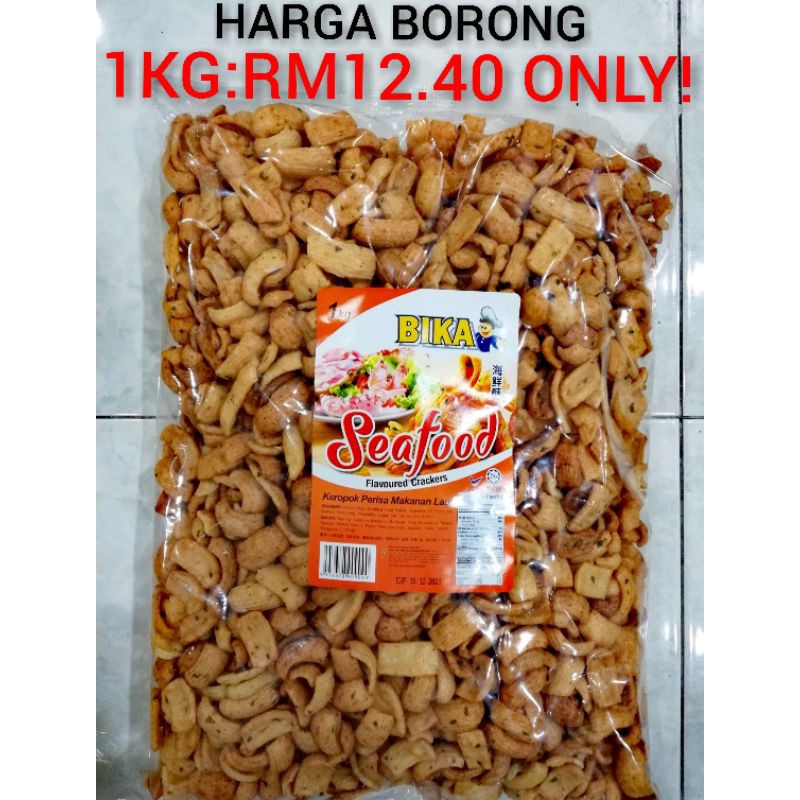 BIKA Seafood 1KG/KEROPOK SEAFOOD🔥READY STOCK🔥 | Shopee Malaysia