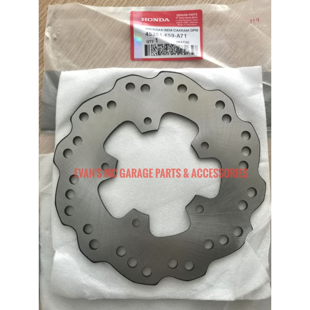(DIY Honda Brake disc - Honda Click V2 150cc Game Changer | Shopee Malaysia