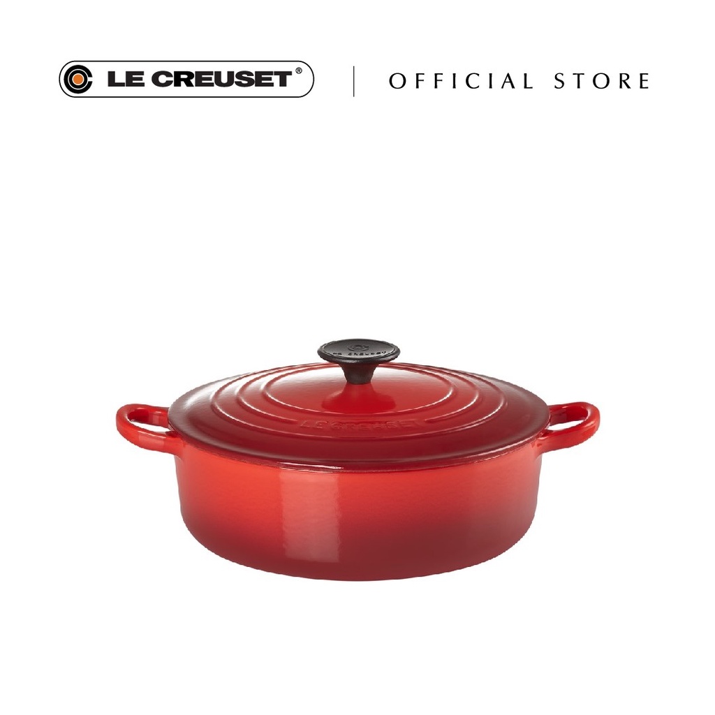 Le Creuset Risotto Pot 30cm - Cherry Red | Shopee Malaysia
