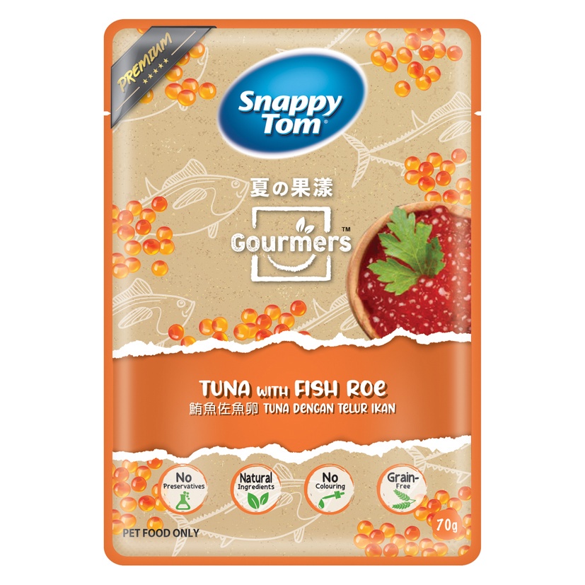 Snappy Tom Gourmers Series 70g / Healthy Series / Premium Cat Food ...