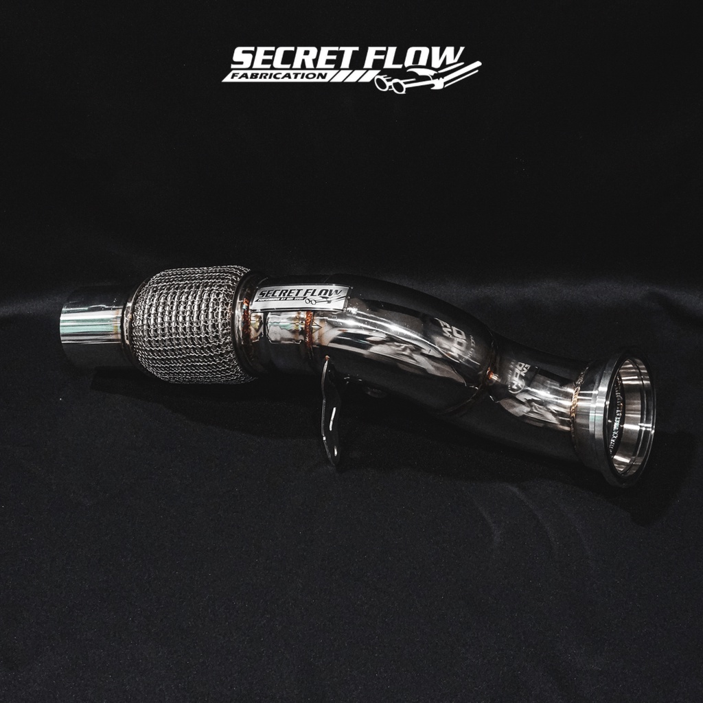 BMW 320i 330i 330e G20 530i 530e G30 Secretflow 3.5" Catless Downpipe ...