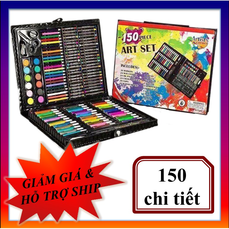 150 detailed color box set, 150 color multi-purpose drawing color set ...