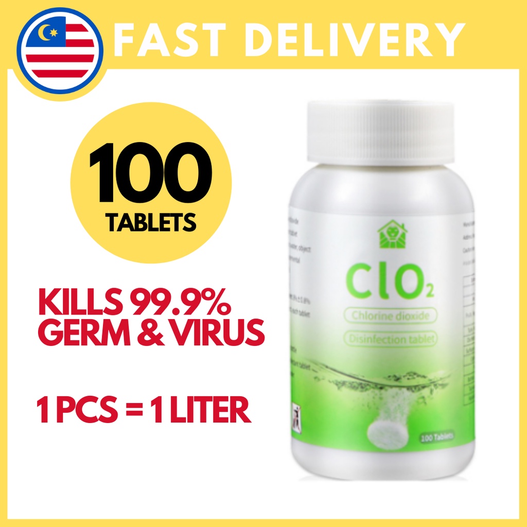 🍳TRS🍳Chlorine Dioxide Disinfectant Tablet CIO2 Home Cleaning ...