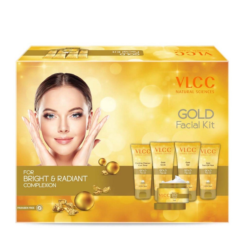 VLCC GOLD FACIAL KIT 250GM best gold facial kit | Shopee Malaysia