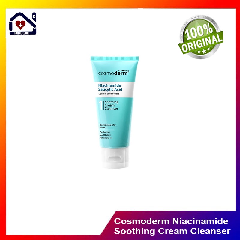 Cosmoderm Niacinamide Salicylic Acid Soothing Cream Cleanser 125ml | Shopee Malaysia