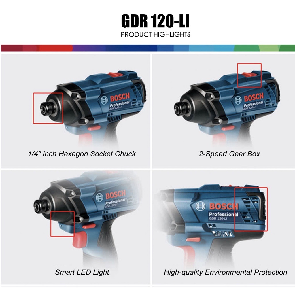 BOSCH 12v combo GSR 120-LI GDR 120-LI Cordless Drill Driver GSR 120 GDR ...