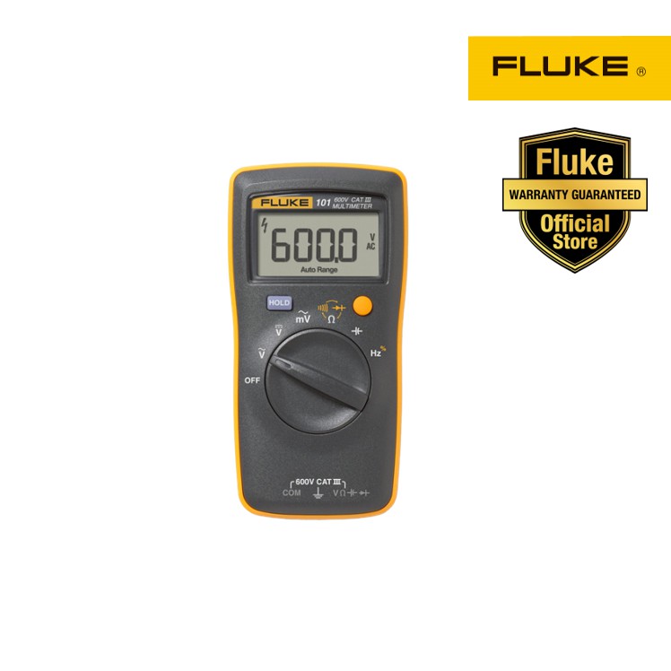Fluke 101 Digital Multimeter, CAT III 600V Safety Rated,Fluke 101 ...