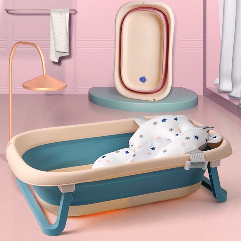 Baby Bath Tub Foldable Bathtub Bayi Mandi New Born Baby | Shopee Malaysia