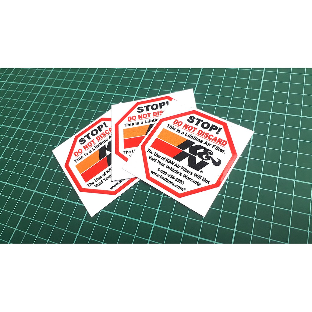 K&N - Air Filter Decal sticker | Shopee Malaysia