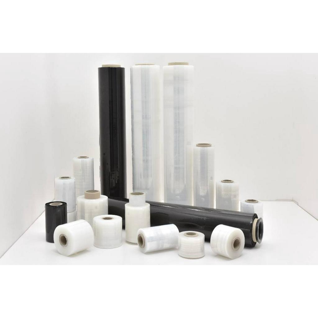 500mm Stretch Film Clear Black 2kg 1.8kg / 23 micron / Shrink Wrap ...