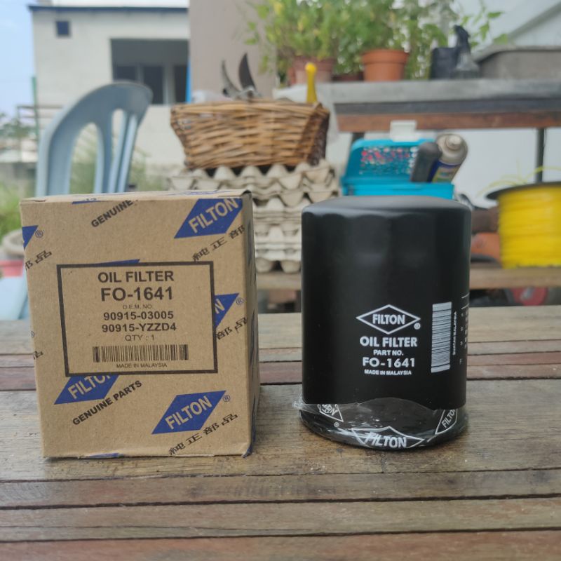 Filton Oil Filter FO-1641 for Toyota 2.5 Diesel (2KD, Hilux, Hiace), 3.0 V6 Petrol (Estima ...