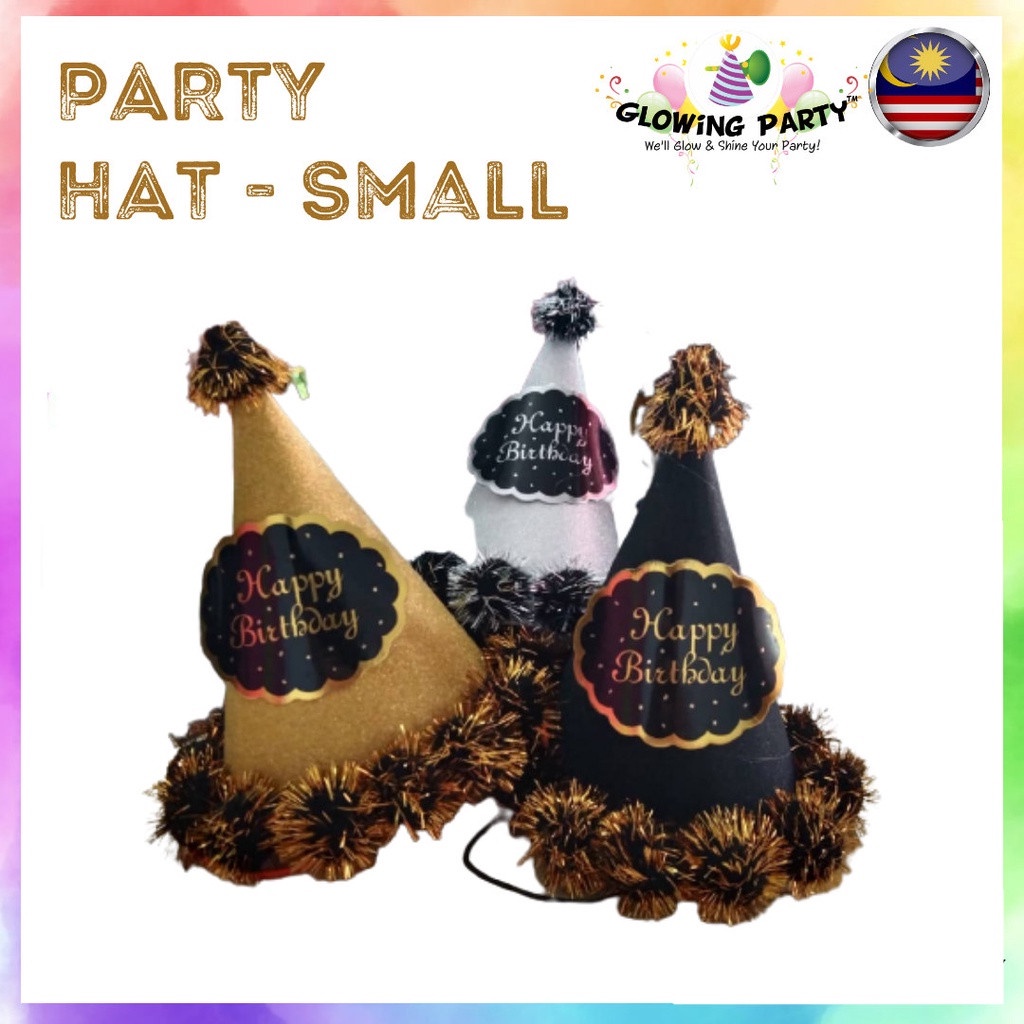 PARTY HAT - HAPPY BIRTHDAY (Small) | Shopee Malaysia