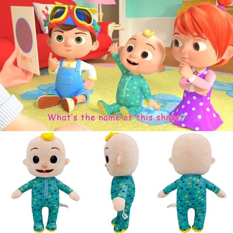 Cocomelon Plush Toy Soft Cocomelon JJ Family Stuffed Dolls Educational ...