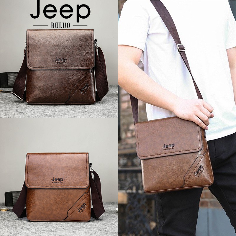 Men's Pu Leather Sling Bag Beg Sandang Lelaki Kulit Beg Silang Lelaki ...