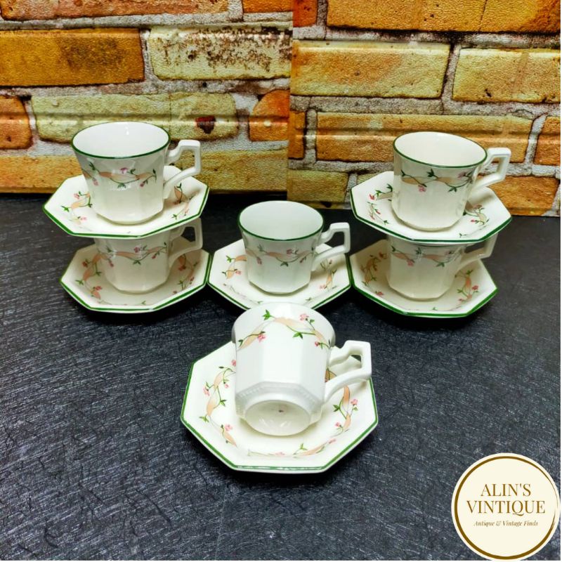 Johnson Brothers Eternal Beau Espresso Set of 6 | Shopee Malaysia