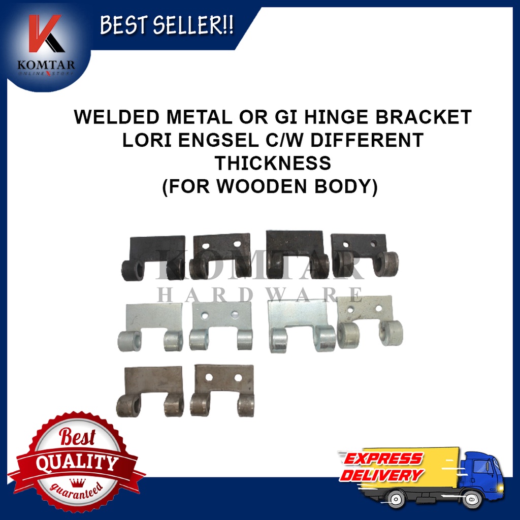 Welded Metal or GI Hinge Bracket Lori Engsel c/w Different Thickness ...