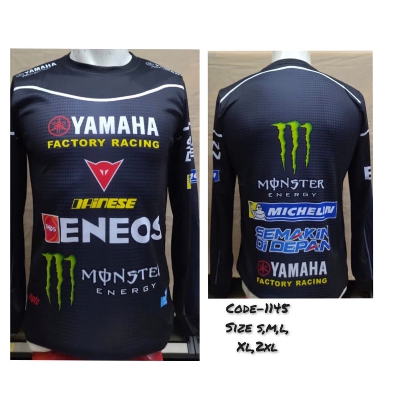 Baju Repsol dan baju yamaha . Baju motor lengan panjang | Shopee Malaysia