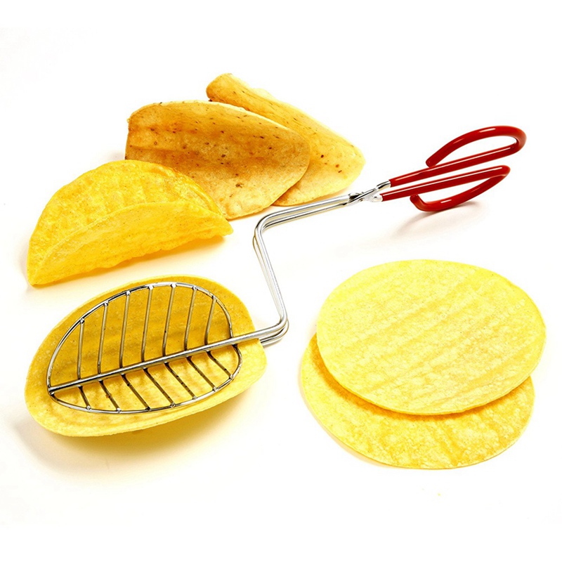 CLS006 Taco Maker Press Fried Taco Shells Mold Crisp Deep Fryer Kitchen ...
