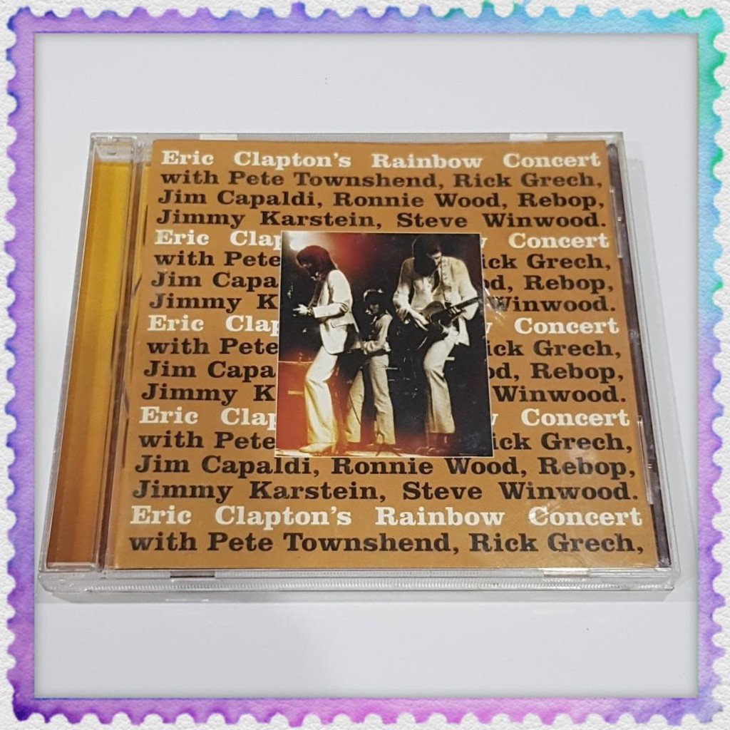 Eric Clapton’s Rainbow Concert Live CD Album Remastered Edition Music ...