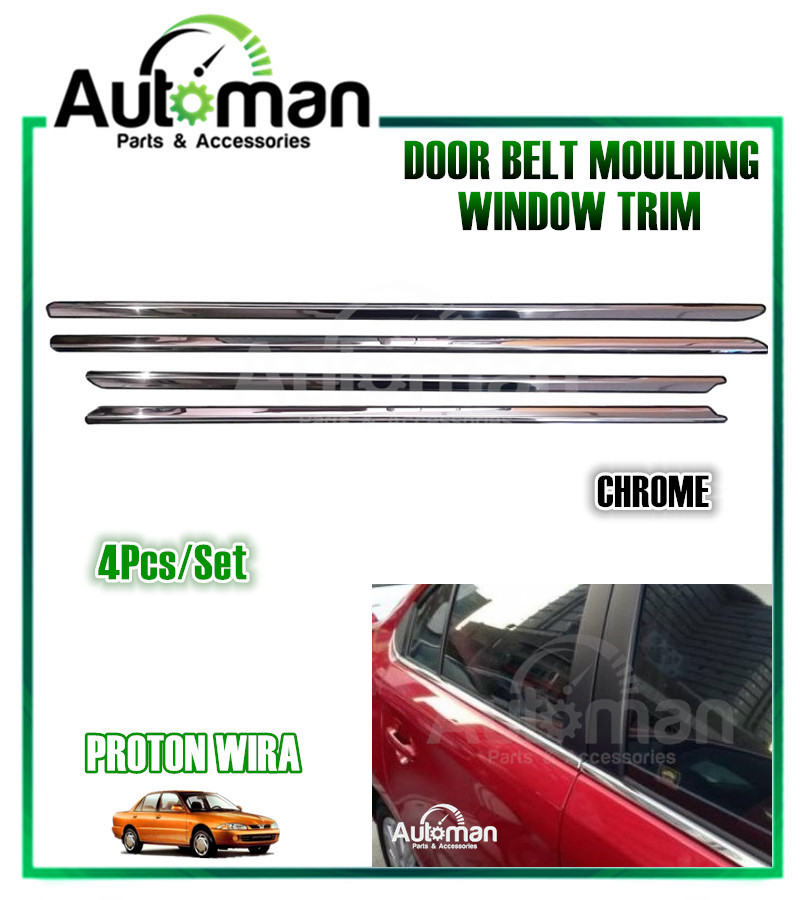 Proton Wira Window Chrome Lining / Door Belt Moulding | Shopee Malaysia