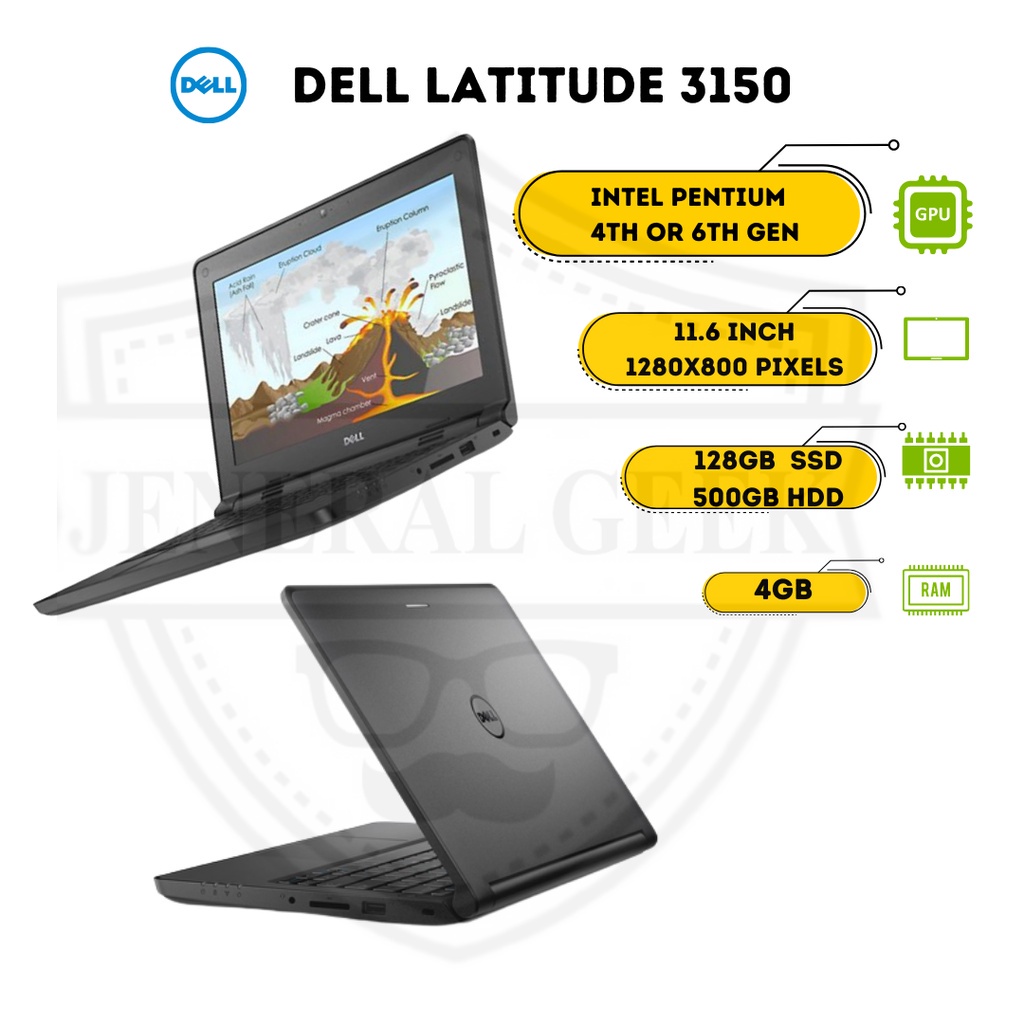 Dell Latitude 3150 - Intel® 4GB RAM - 128SSD Or 500HDD - Laptop For ...