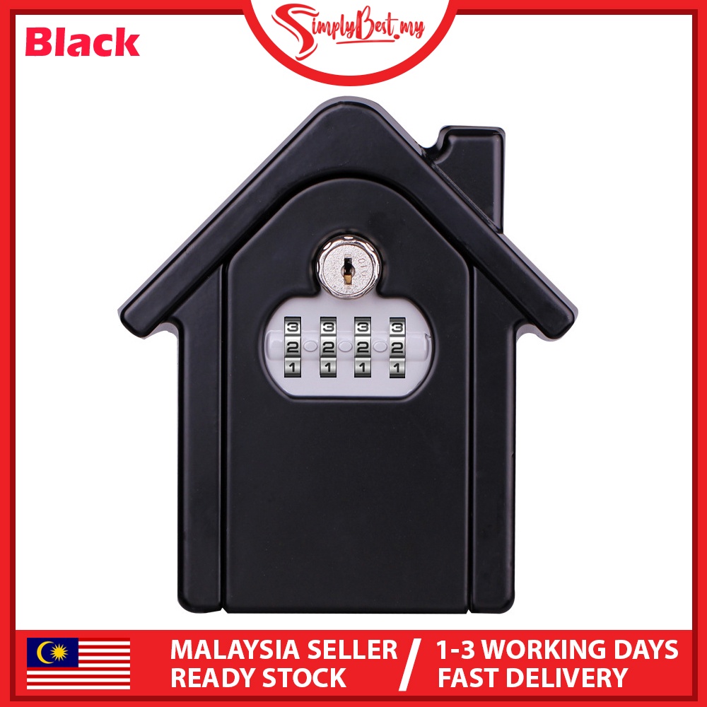 SIMPLYBEST Large Two Way Wall Mount Key Passcode Lock Key Storage Safe ...