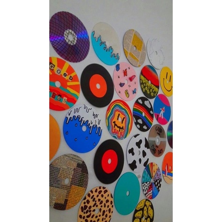 Cd art painting pinterest tumbler aesthetic room decor custom | Shopee ...