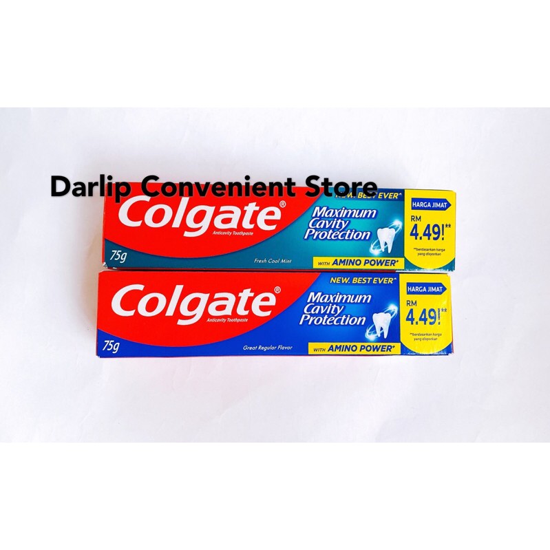 Colgate Maximum Cavity Protection Toothpaste牙膏 75g | Shopee Malaysia