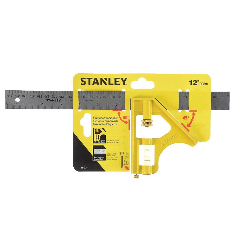 Stanley 46-028 Die Cast Combination Square 3 Vials 48in | Shopee Malaysia