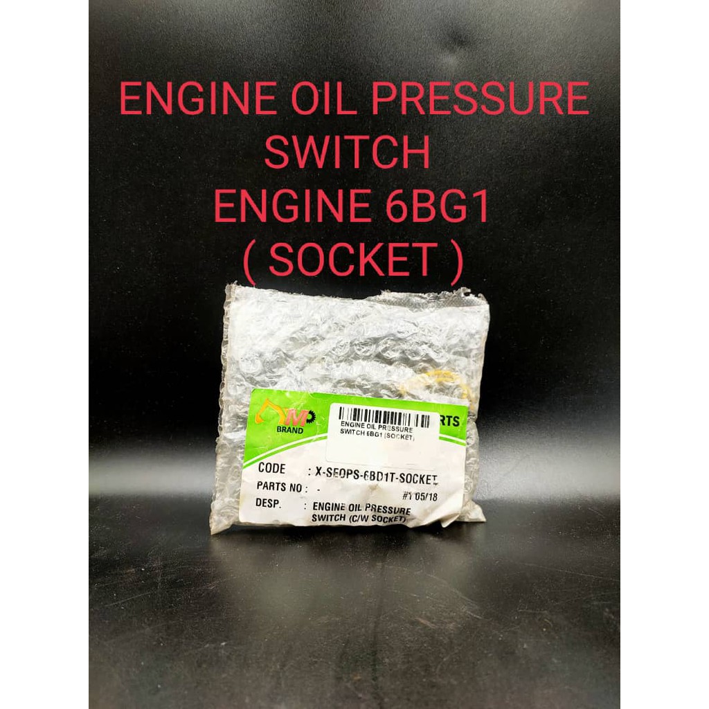 ENGINE OIL PRESSURE SWITCH ENGINE 6BG1 ( SOCKET ) | Shopee Malaysia