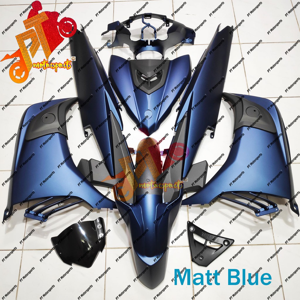 Ready Stock! Lc 135 Cover Set V6 V7 Matt Blue Red Gray Bmc Full Black ...