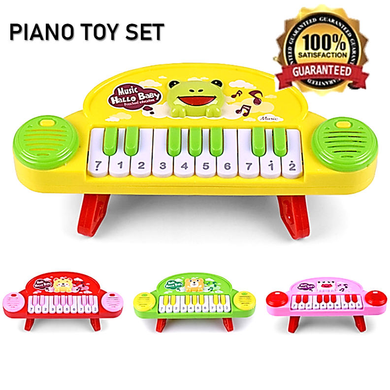 10 Keys Electronic Piano Keyboard Baby Kid Flashing LED Light Animals ...